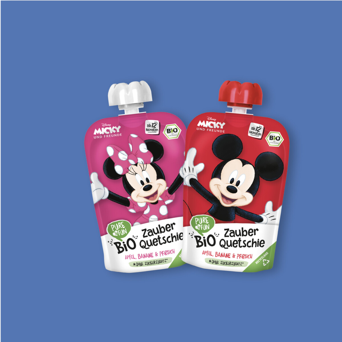 Pure&Fun– Bio Zauber Quetschie Micky und Freunde